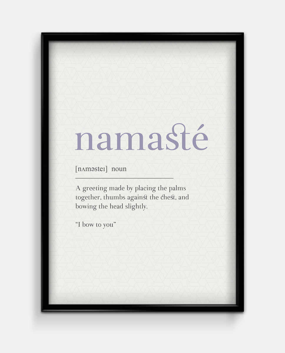 Namasté Definition – Wallberry